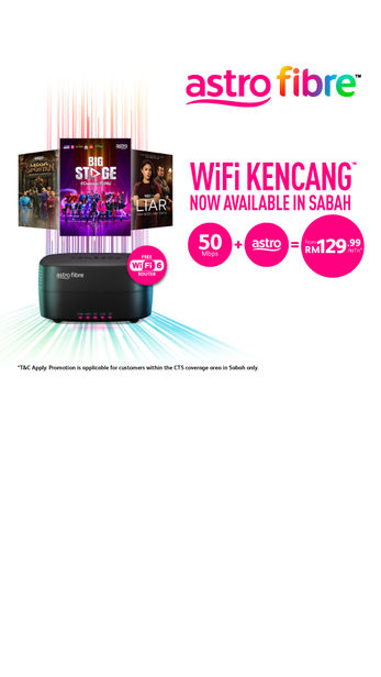 Astro Fibre & TV Package Bundle