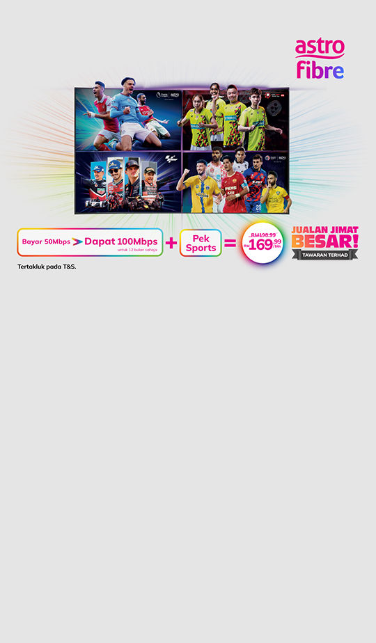 WiFi Kencang 500Mbps hanya RM90/bln. Harga tetap selama 24 bulan