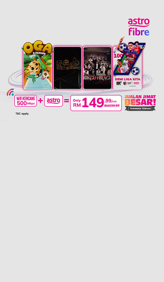 WiFi Kencang 500Mbps for only RM90/mth. Fixed price for 24 months