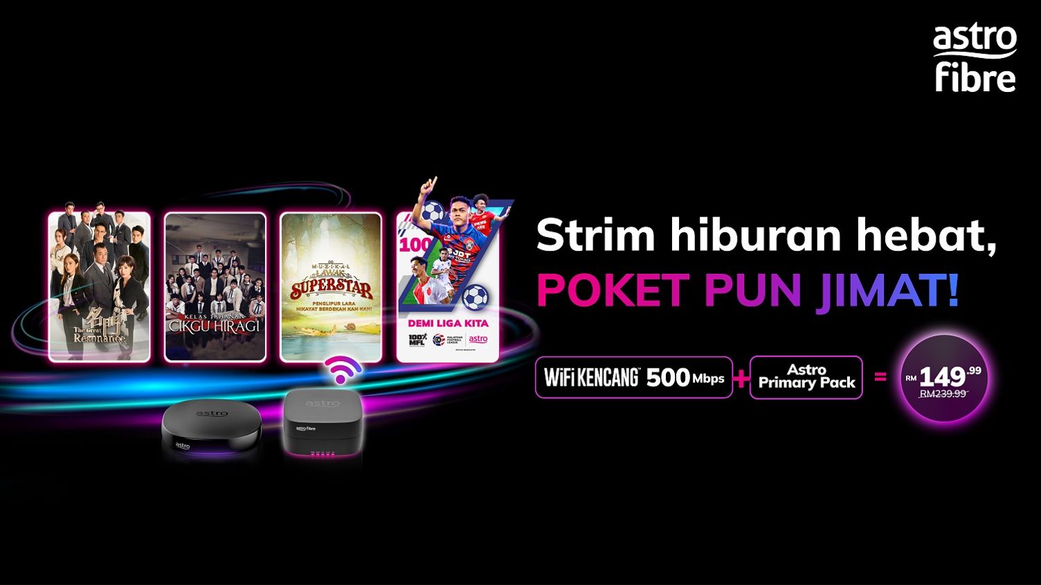 Pek TV & Astro Fibre | Laman Web Rasmi Astro